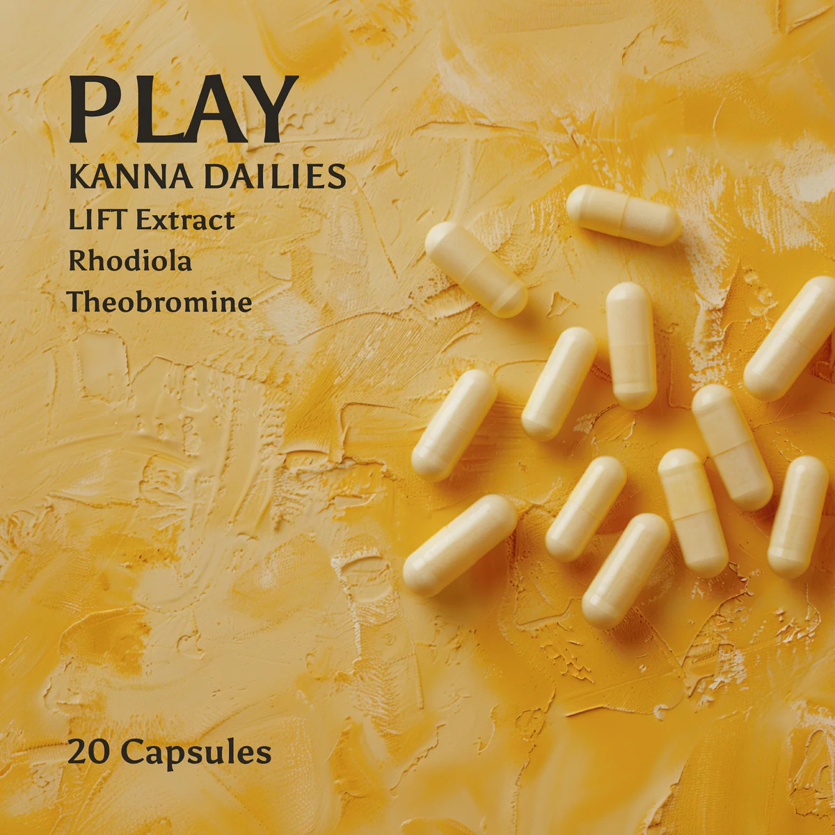 Kanna Extract PLAY Capsules 20ct – Mega Distribution